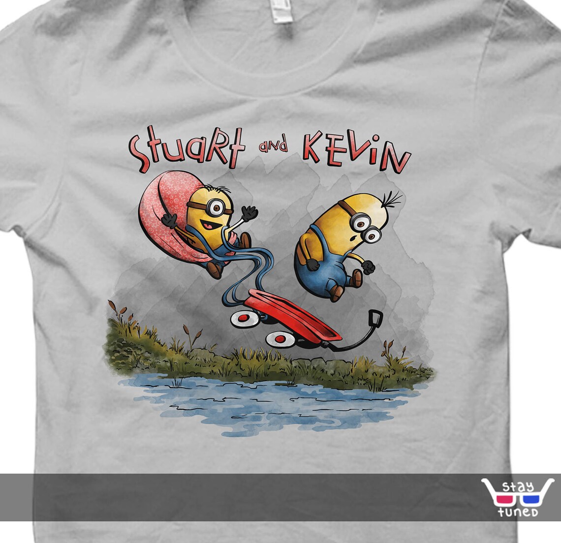 Unisex/mens: Stuart and Kevin / Calvin and Hobbes / Comics / - Etsy