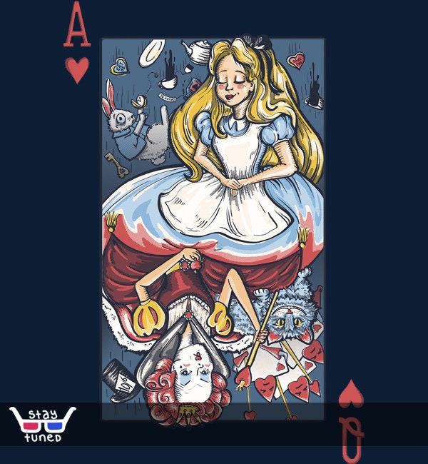 Alice in Wonderland / Queen of Hearts / White Rabbit / Heart / | Etsy