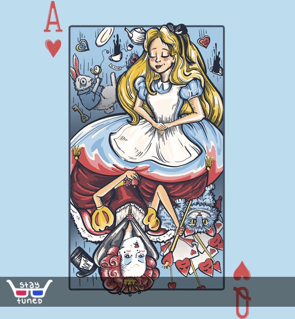 Alice in Wonderland / Queen of Hearts / White Rabbit / Heart / | Etsy