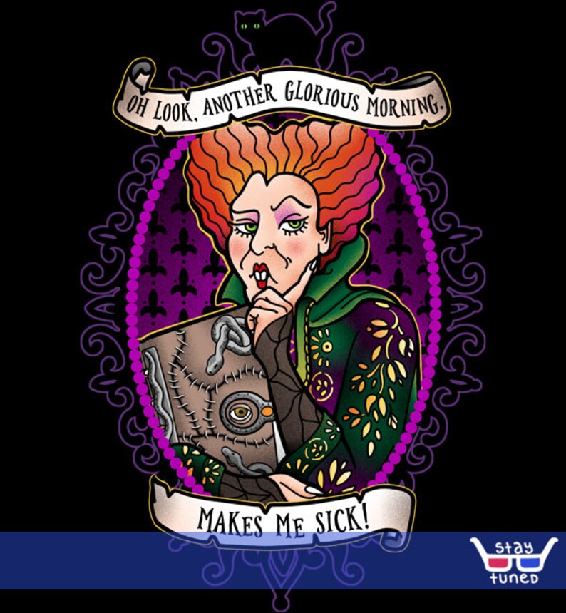 Glorious Morning / Hocus Pocus / Winifred Sanderson / Movie / - Etsy