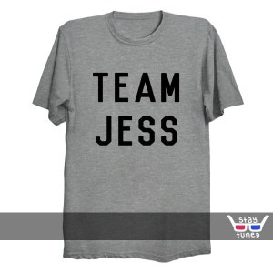 Mens T Shirt / Ladies Slim Cut / Ringspun T Shirt: Team Jess / - Etsy