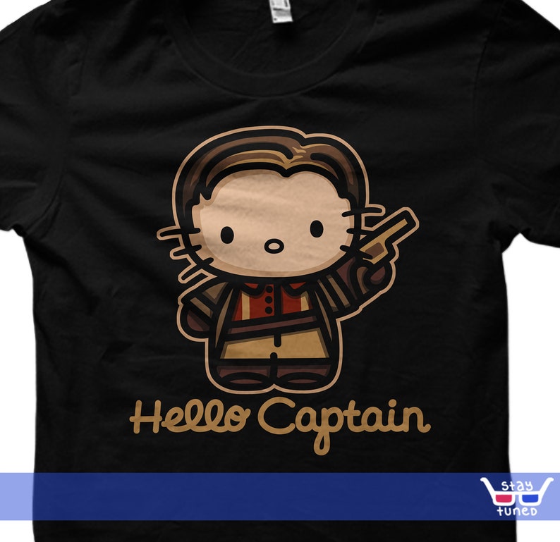 Unisex/mens: Hello Captain/ Firefly / Kitty / Cartoons / - Etsy