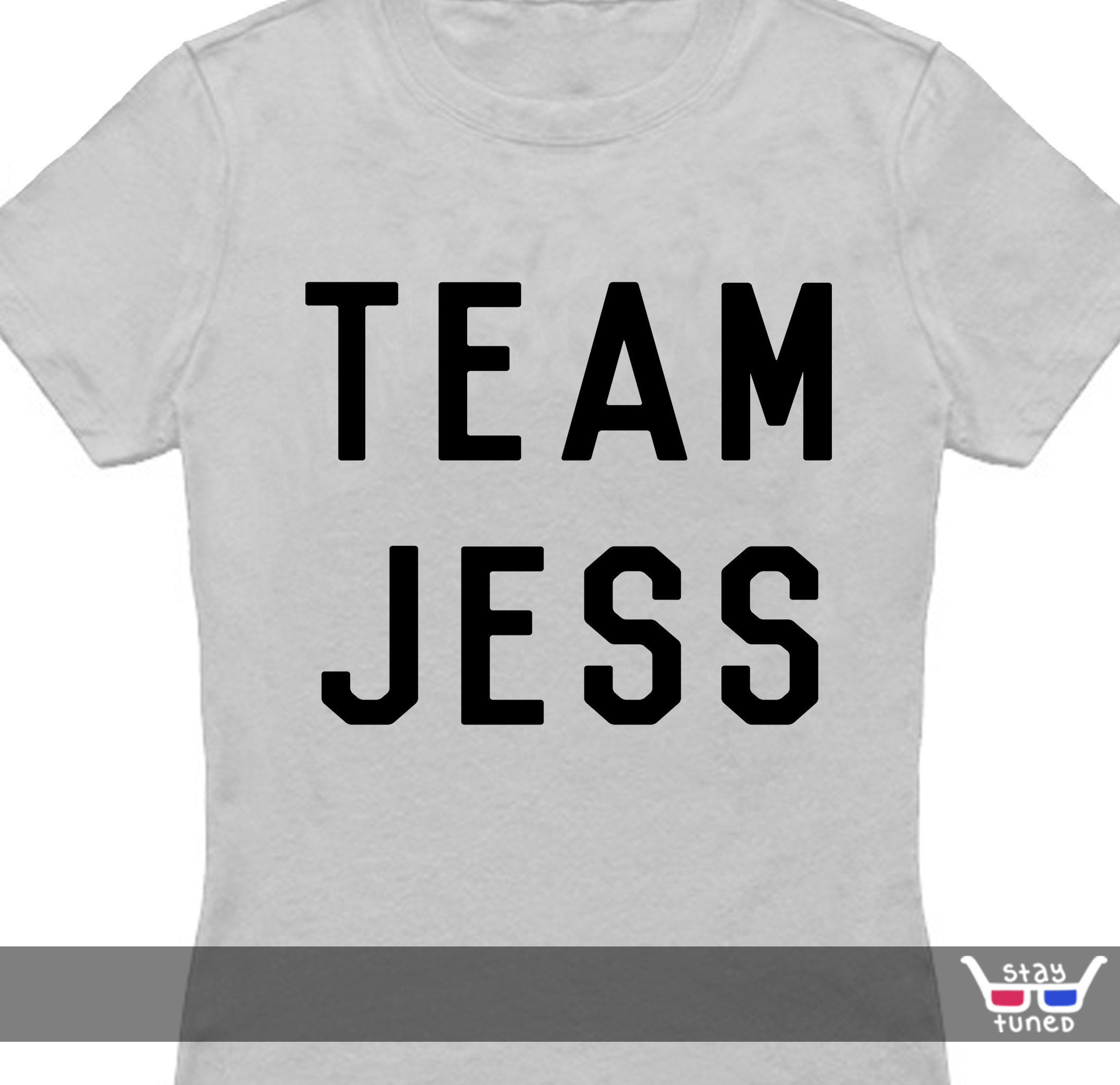 Mens T Shirt / Ladies Slim Cut / Ringspun T Shirt: Team Jess / | Etsy