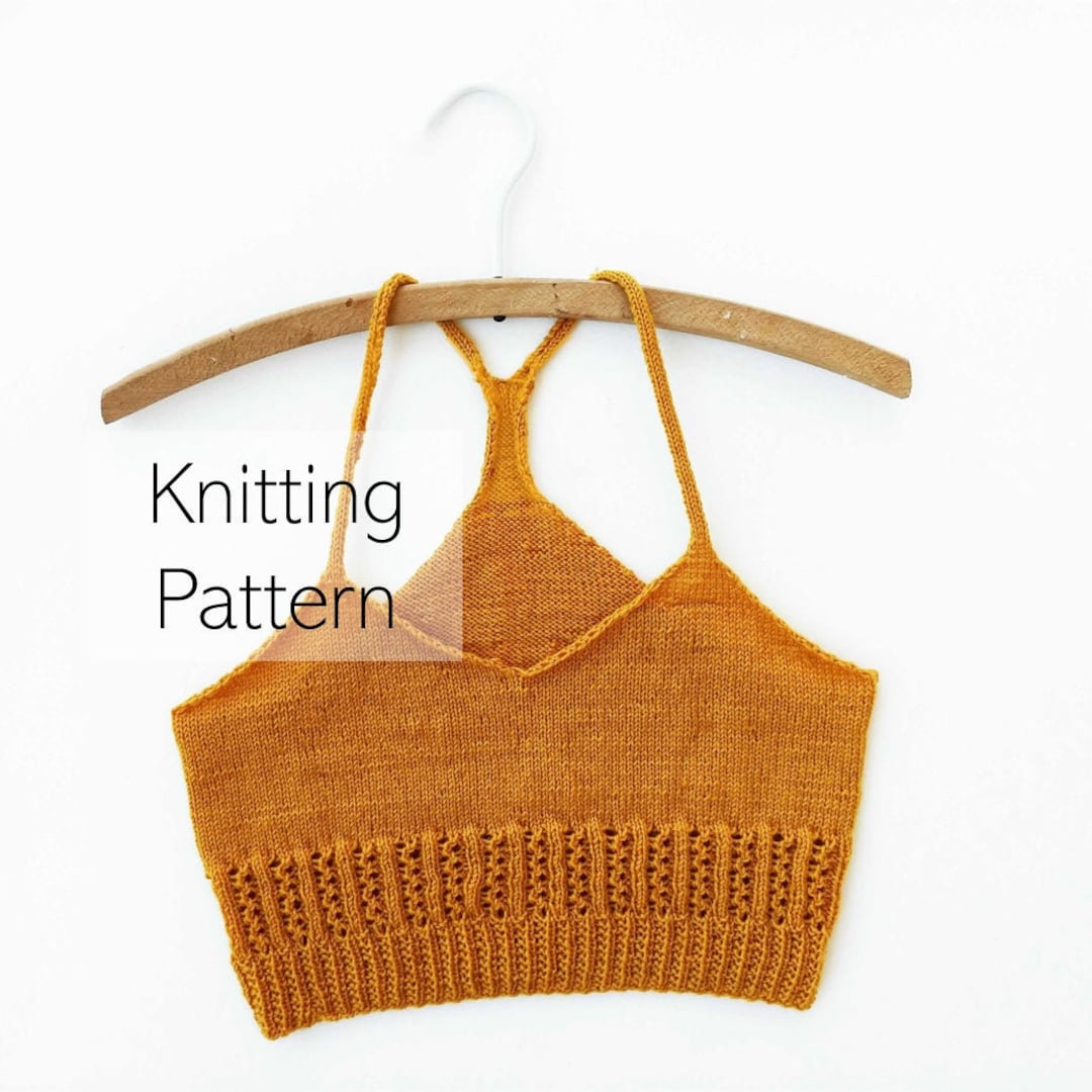 Knitting Pattern/ the Ooh La La Bralette/ Women's Bralette Knit Pattern ...