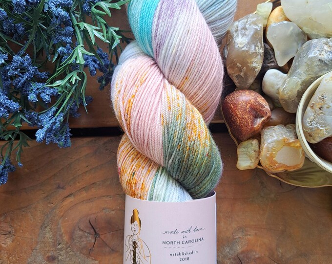 Yarn Destash - 100g Skein, Sewrella Yarn, Fingering Weight Variegated Yarn, Yarn Club, Superwash ...