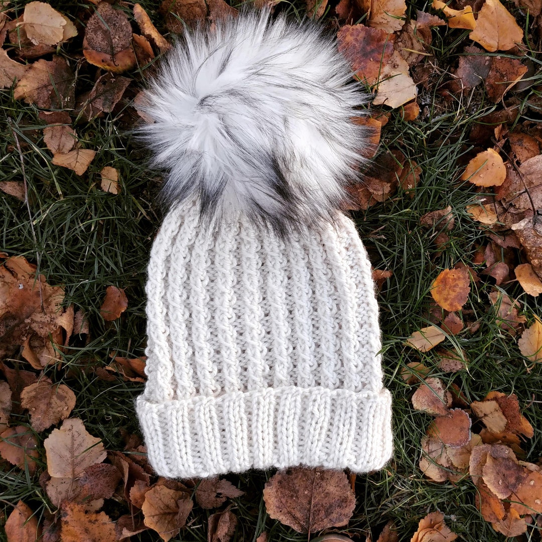 Ribbed Knit Beanie Pattern/ Knitting Pattern for Toddler Ribbed Hat ...