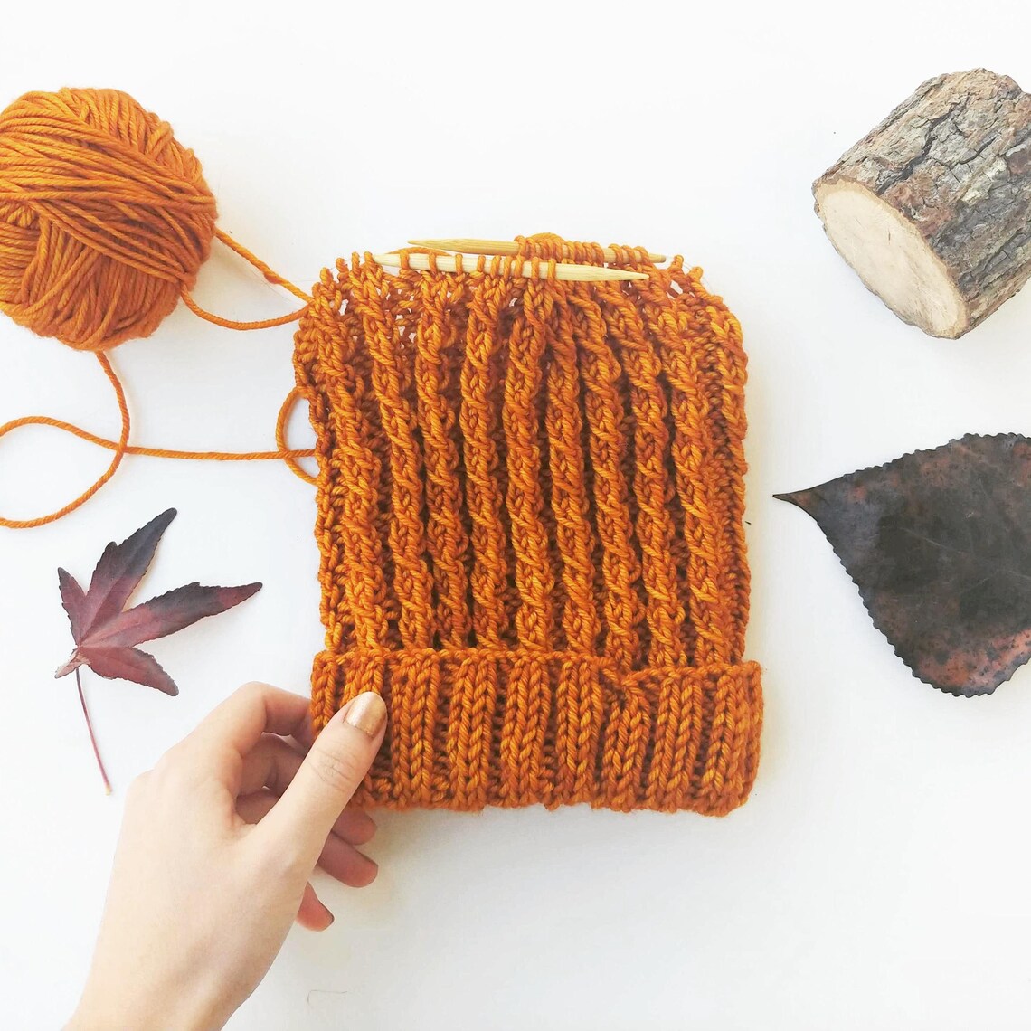 Ribbed Knit Beanie Pattern/ Knitting Pattern for Toddler | Etsy