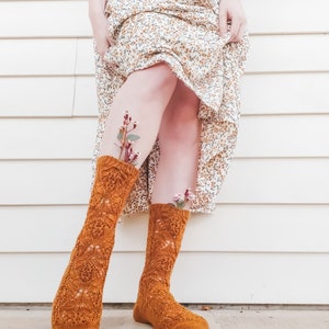 The Isla Socks/ Lace Sock Knitting Pattern/ - Etsy