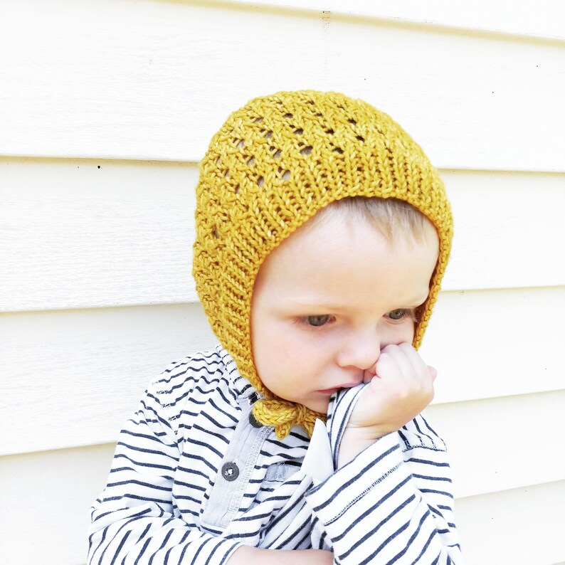 Knitting Pattern/ Bonnet Knitting Pattern Multiple Sizes/ Baby | Etsy