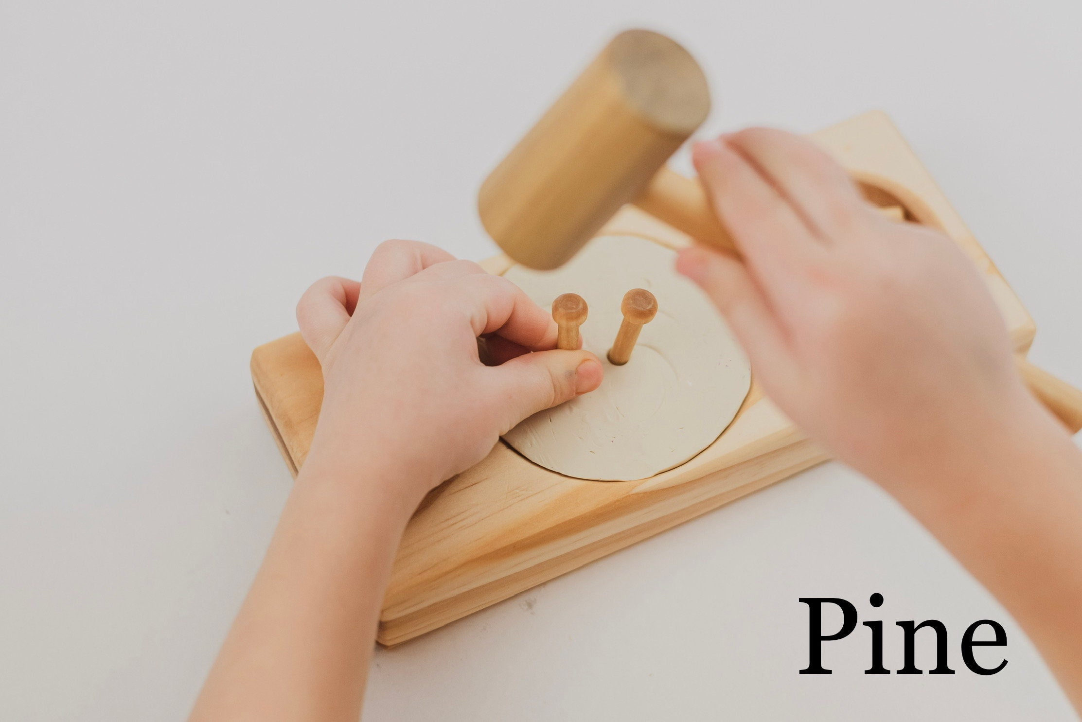 Montessori Hammer Board: Wooden Pounding Toy - Etsy