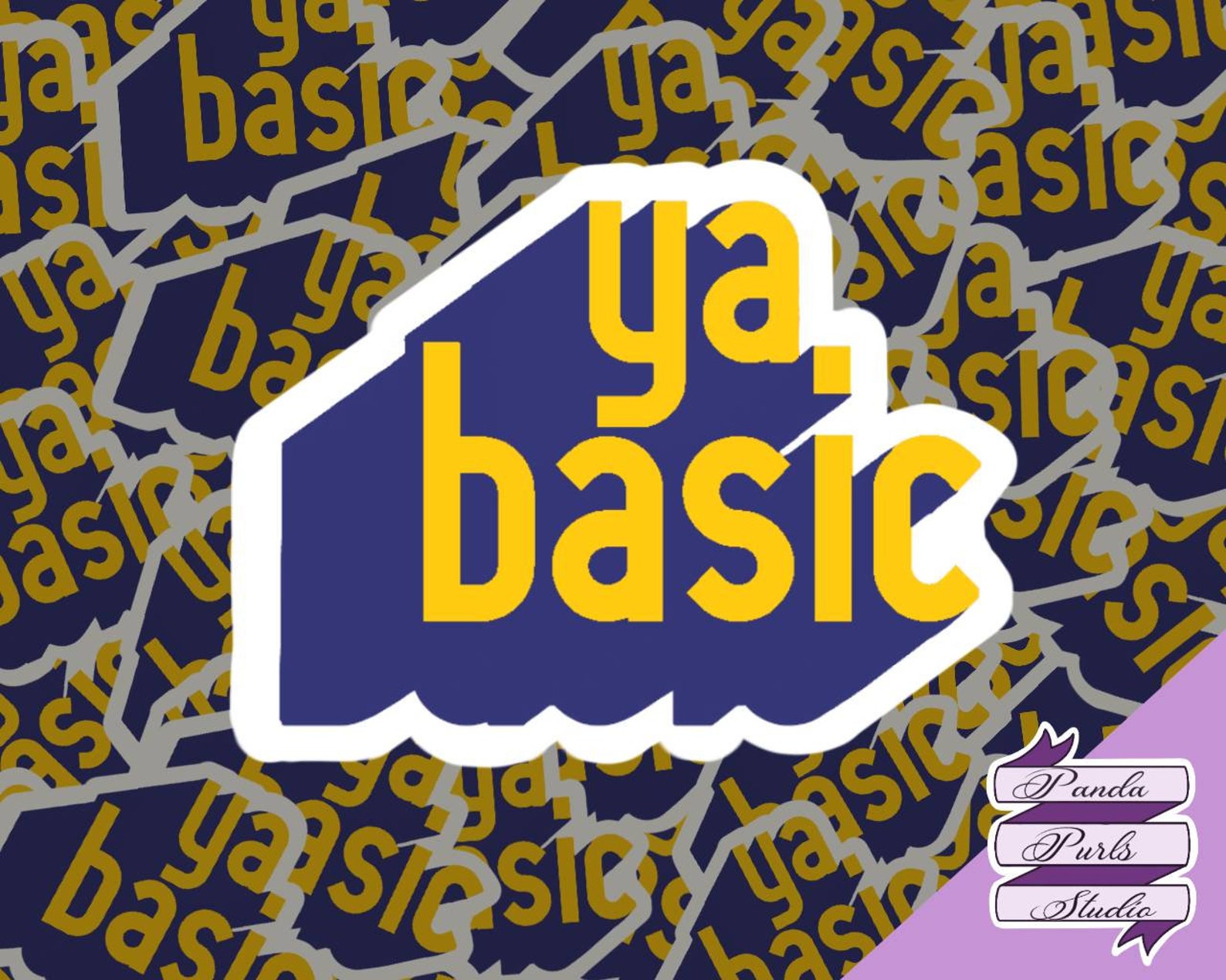 Ya Basic Sticker Meme The Good Place Pop Culture Gift | Etsy