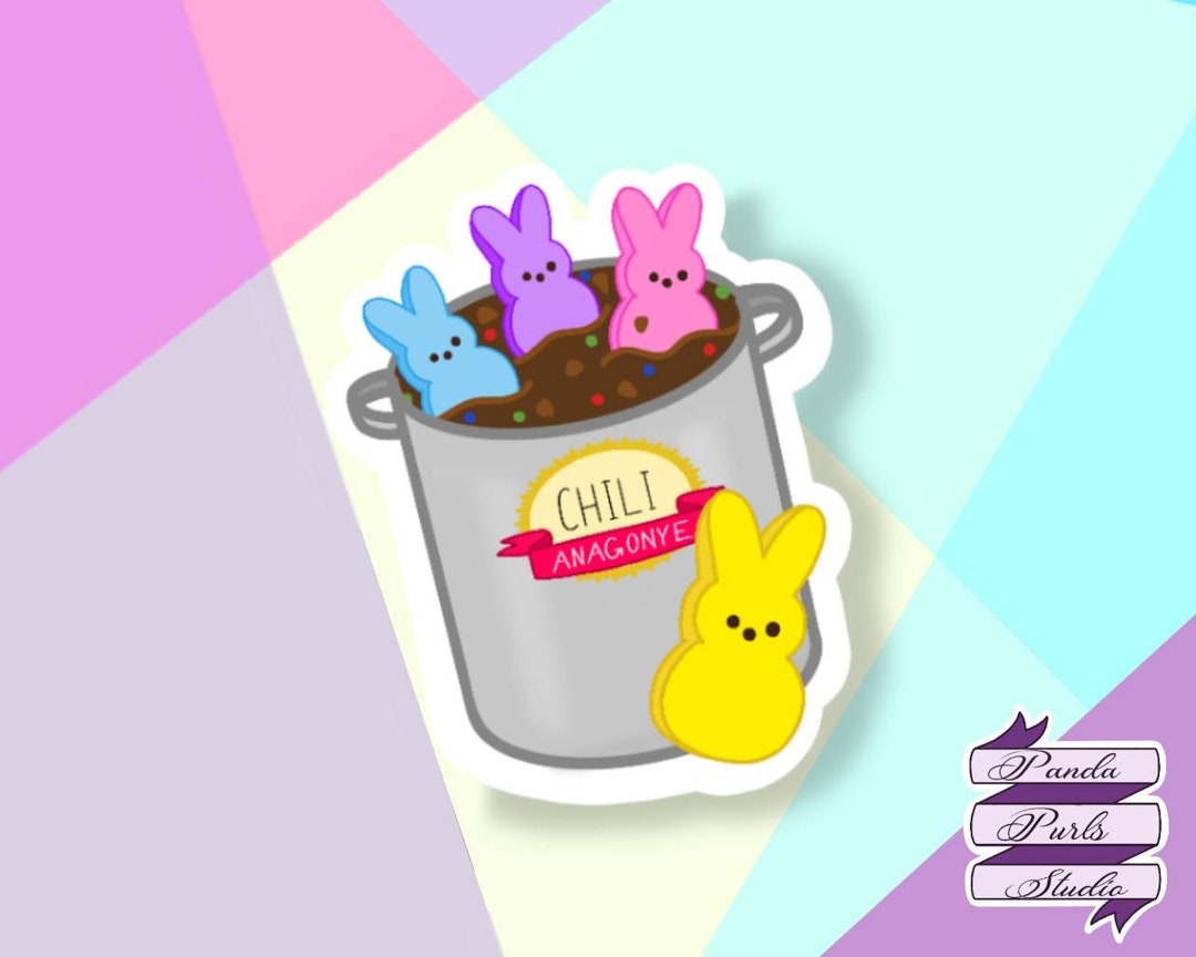 Peeps Chili Sticker - Etsy