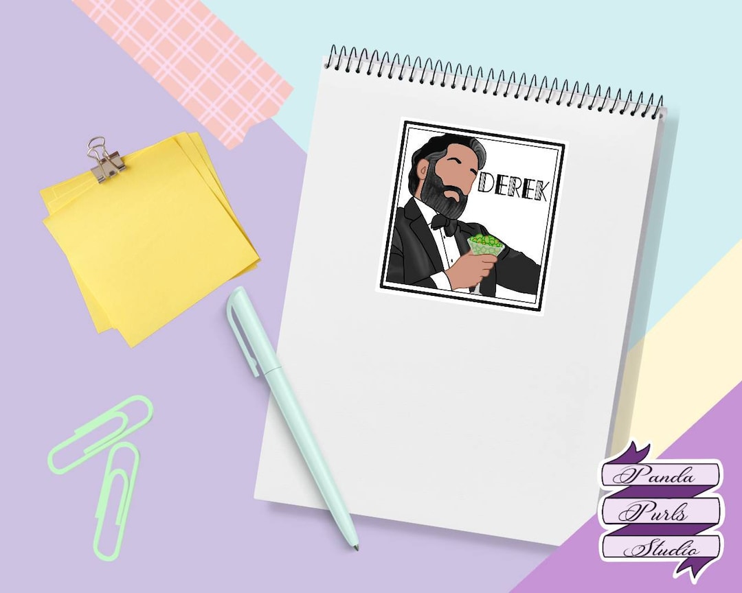 Derek Sticker - Etsy