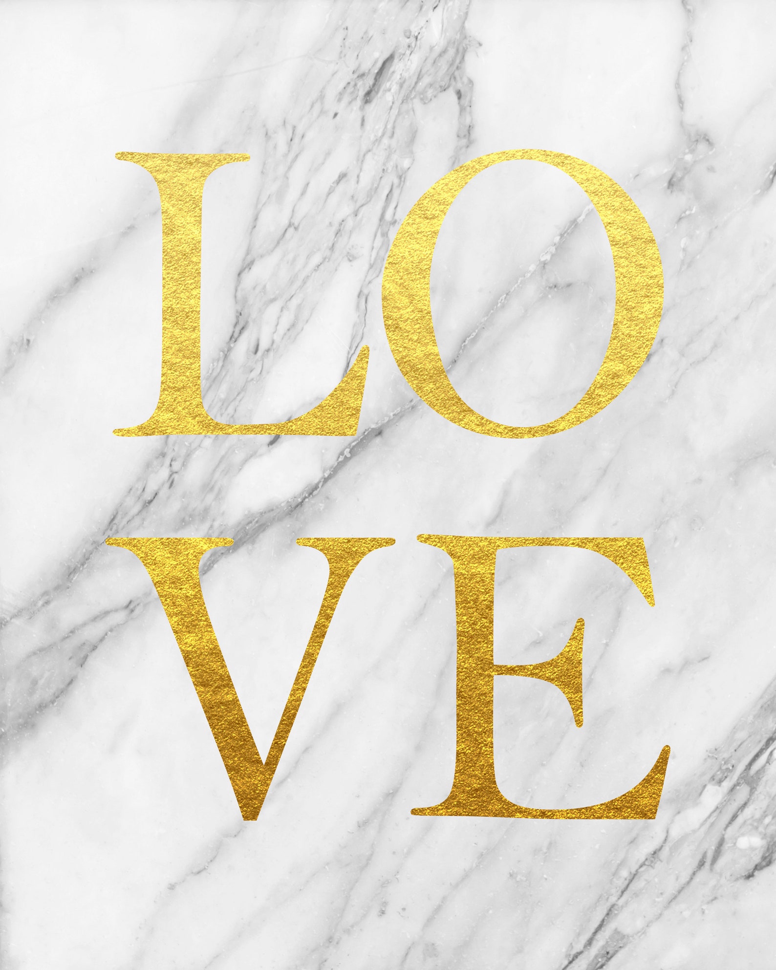 Marble Print, LOVE, Love Print, Love Sign, Marble Wall Art, Marble and ...