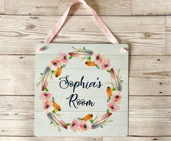 Girl Room Door Signs DIY Girls' Room Door Sign In Less Than 2 Hours