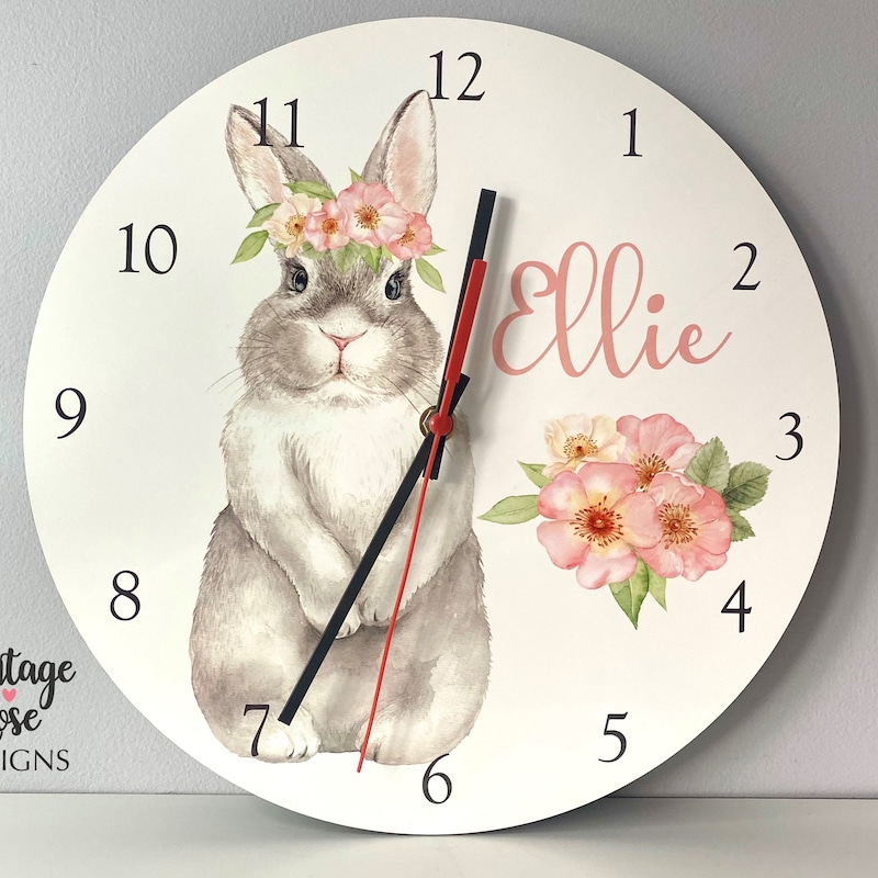 White Rabbit Clock - Etsy UK