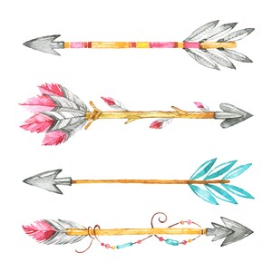 Tribal Nursery Decor, Tribal Prints, Tribal Arrows Wall Art, Dream ...