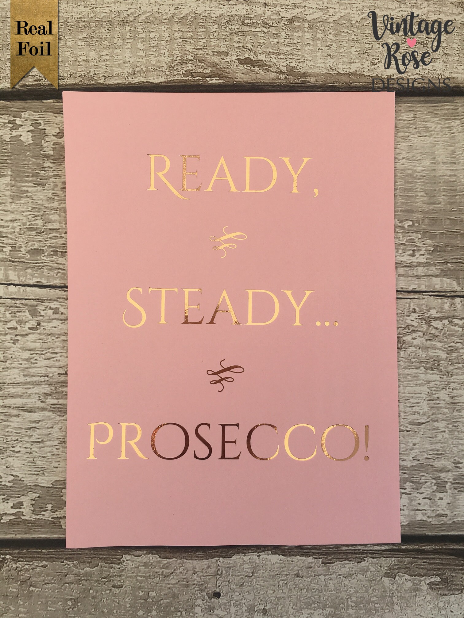 Prosecco Wall Art Quote Gift for Prosecco Lovers Pink and | Etsy