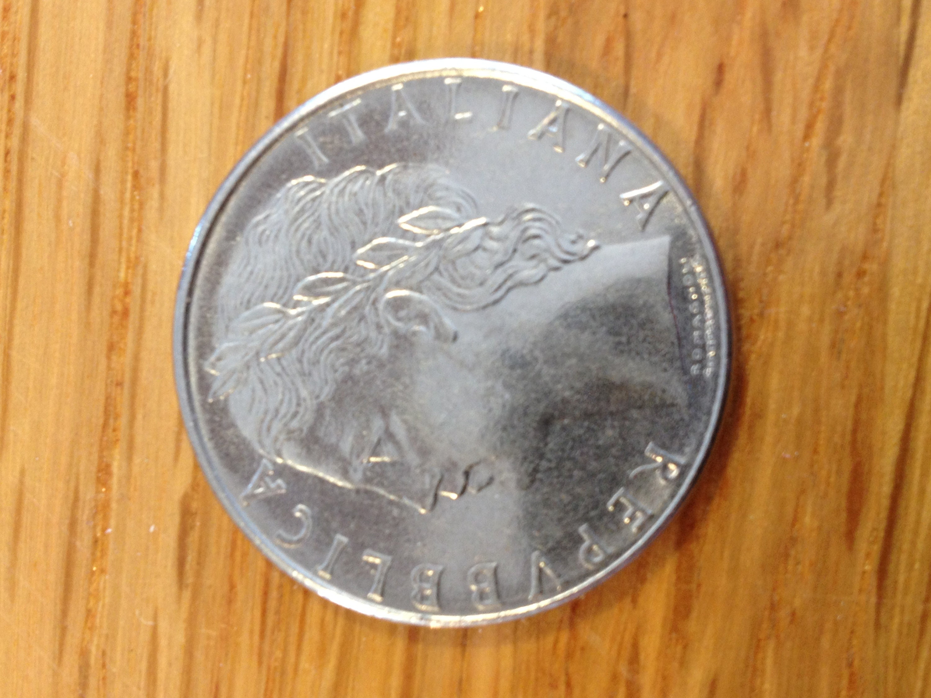 Vintage 1981 Italiana Repvbblica Coin - Etsy