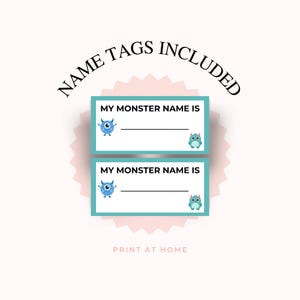 What's Your Monster Name Game, Monster Party Decor, Monsters Birthday ...