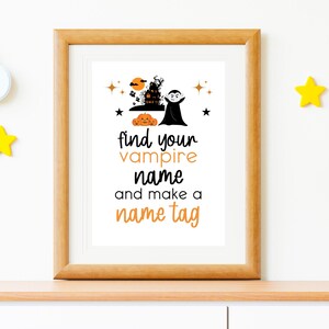 What's Your Vampire Game, Halloween Party Game for Kids, Halloween ...