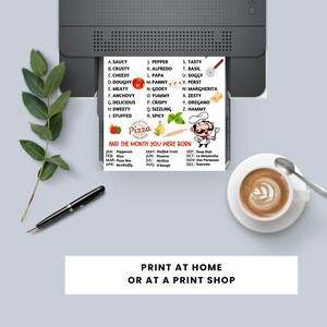 Pizza Name Generator, Family Pizza Night Party, Pizza Birthday Decor ...