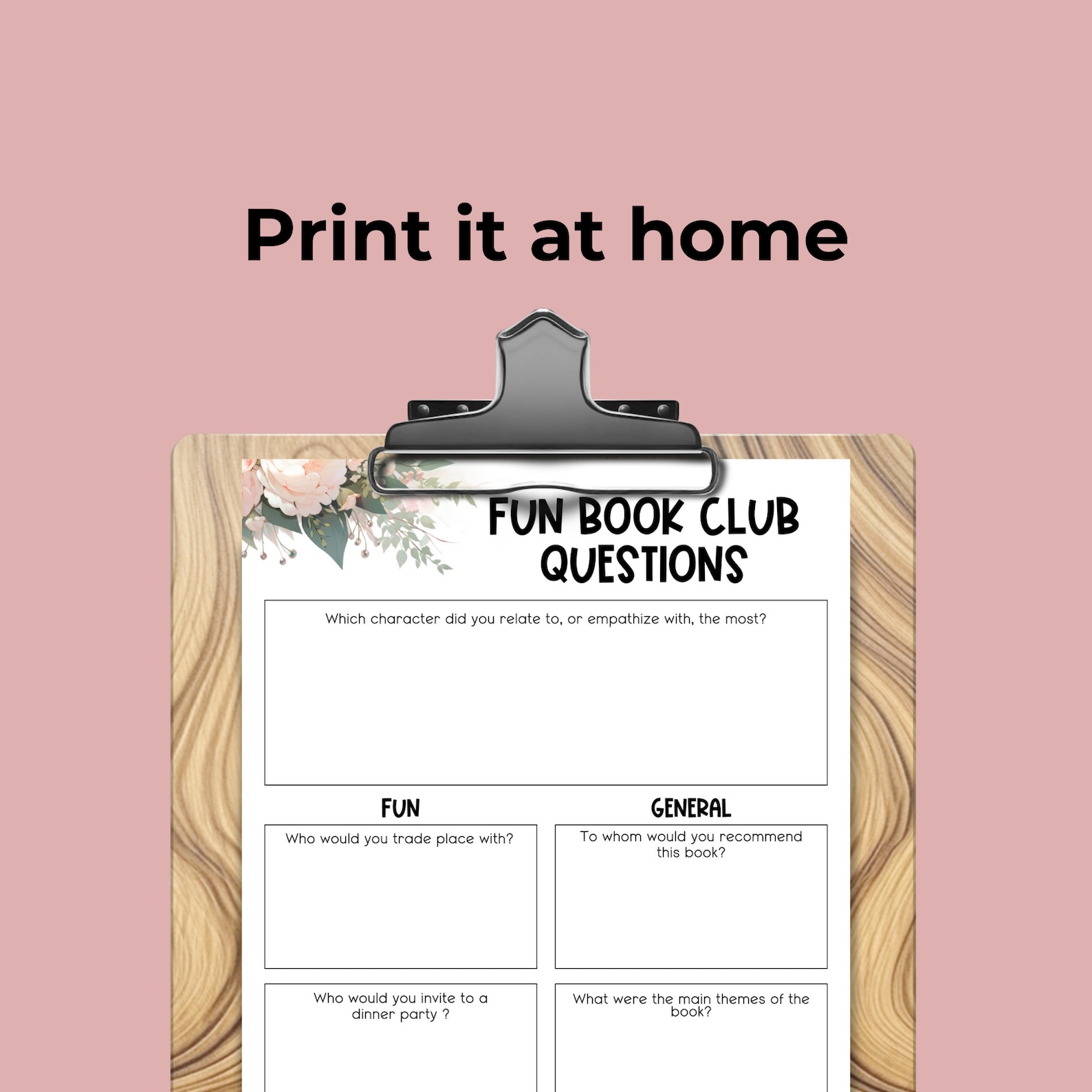 Fun and Engaging Book Club Questions, Book Club Meeting Discussions ...