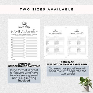 Name A Character, Guess Who Game, Virtual Book Club Activity, Family ...