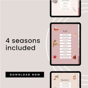 Capsule Wardrobe Planner for Ipad, Work Outfit Planner for Goodnotes ...