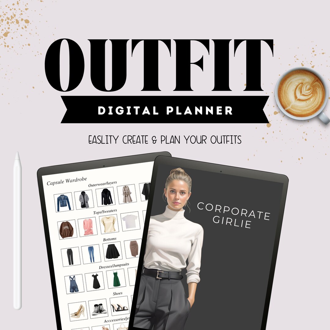 Daily Outfit Planner, Workwear Outfit Planner, Corporate Fashion ...