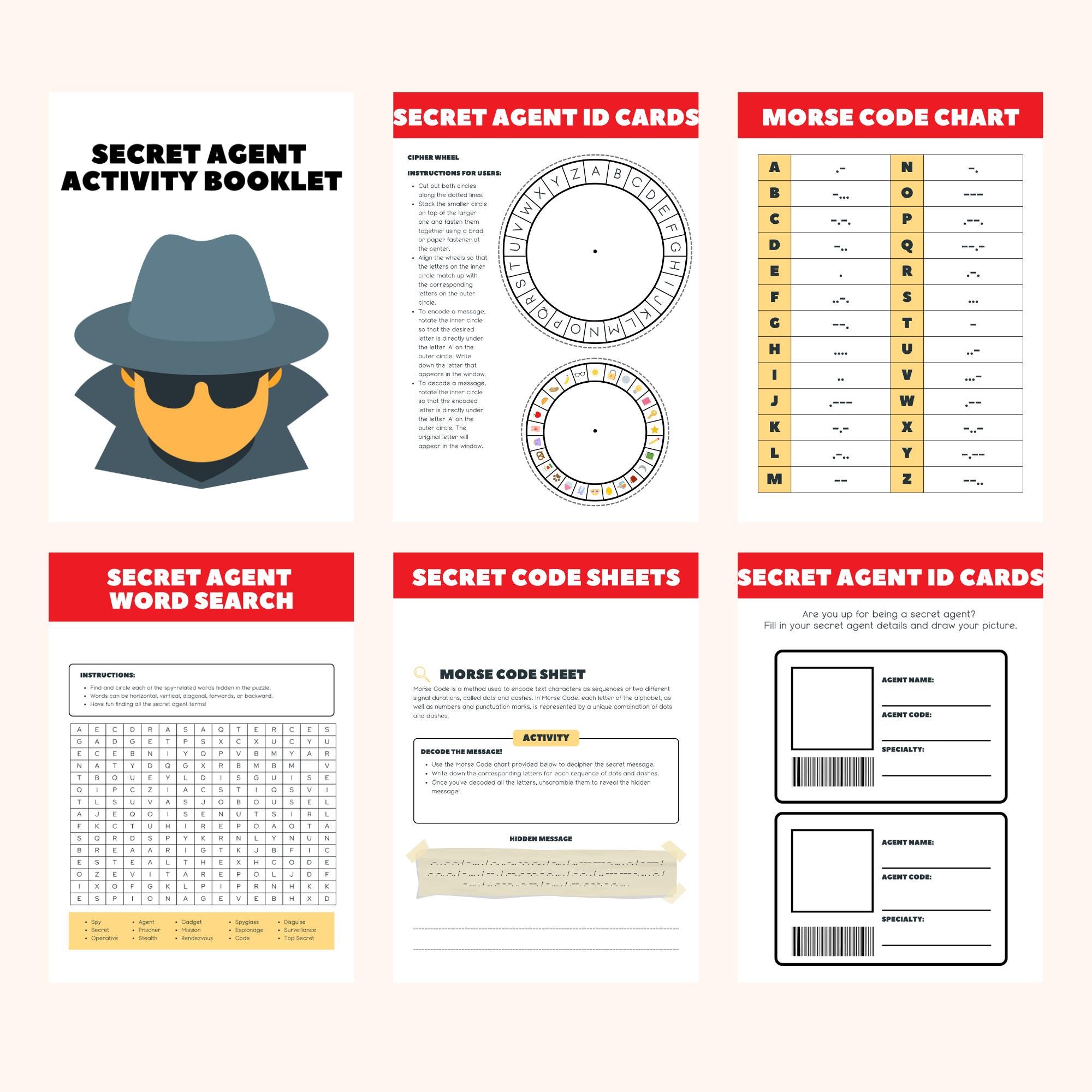 Spy Games for Kids, Secret Agent Activities for Kids, Kids Escape Room ...