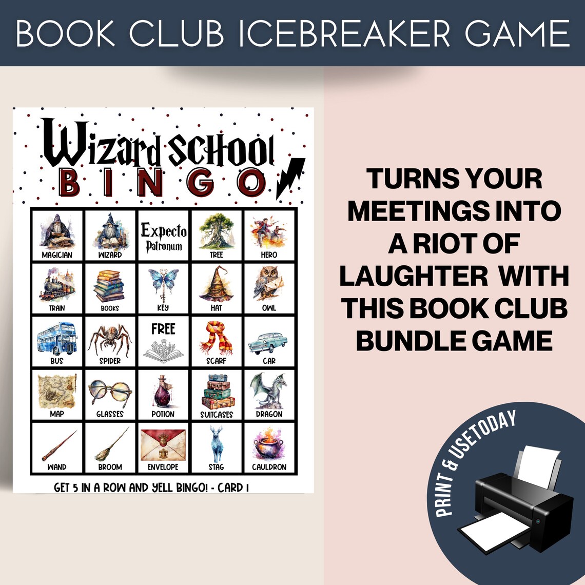 Wizard School Birthday, Shool of Magic Party Games, Bookish Party Games ...