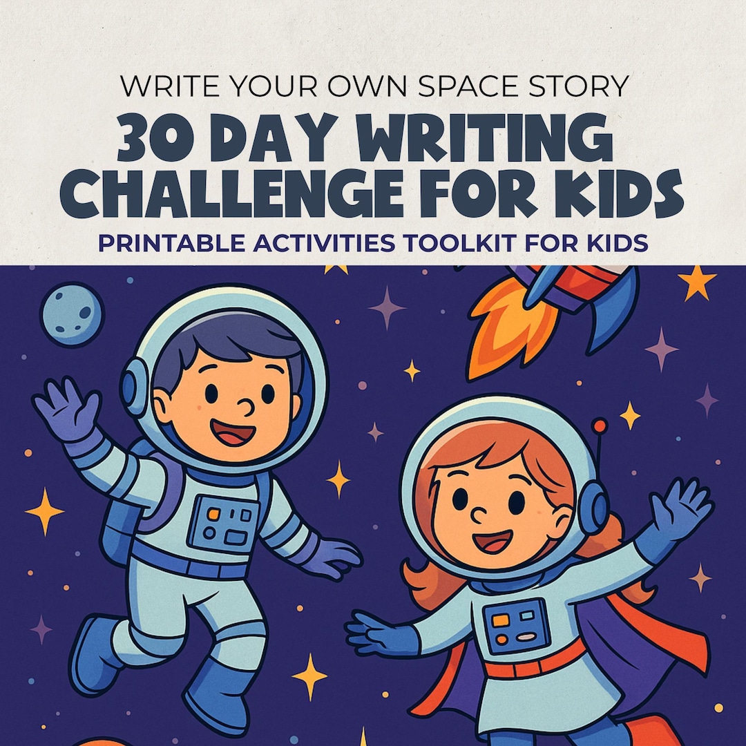 Space Adventure Game, Story Builder for Kids, Space Party Activity ...