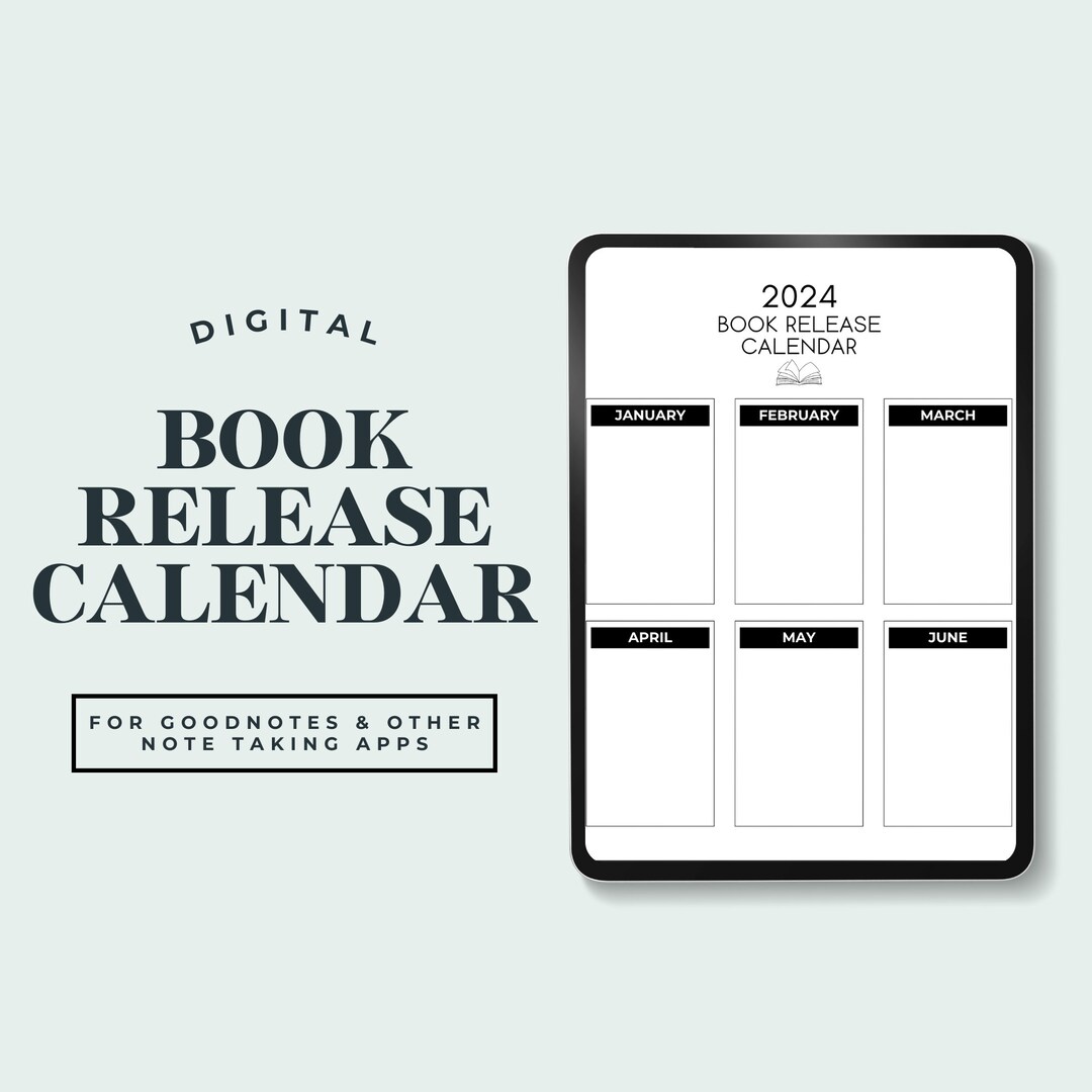 Digital Book Release Calendar 2024 Ipad, Anticipated New Releases ...