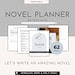 Novel Outline Planner, Plot Planner, Character Development Workbook, Character Profile, Book ...