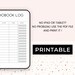 Printable Audiobook Tracker, Books to Listen List, Audiobook Log ...