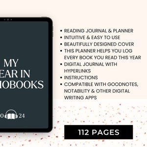 My Year in Audiobooks, Bookstagram, Audiobook Tracker, Goodnotes Book ...