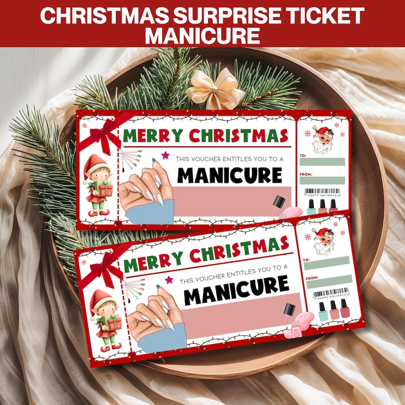 Nails Voucher Birthday - Etsy