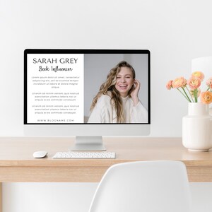 Editable Media Kit for Bookstagram, Book Influencer Branding Kit ...