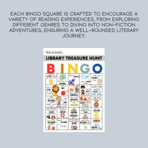 Reading Game for Kids, Library Scavenger Hunt, Library Treasure Hunt ...