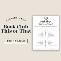 Printable Party Games for Bookworms, Bookish Word Search and Mad Libs ...