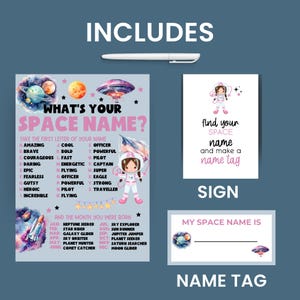 What's Your Space Name Game, Astronaut Girl Birthday Party, Out of This ...