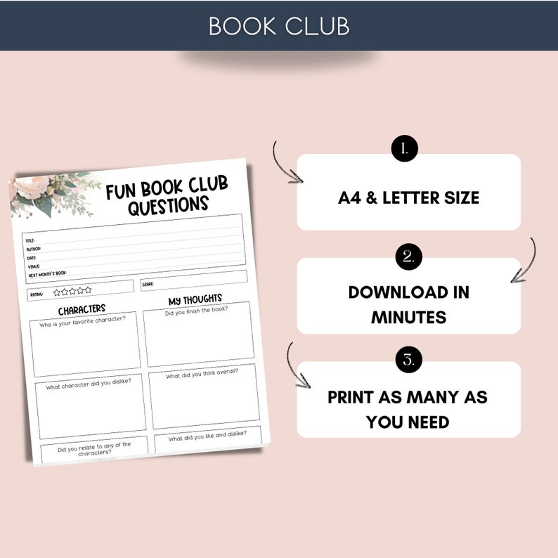 Fun and Engaging Book Club Questions, Book Club Meeting Discussions ...