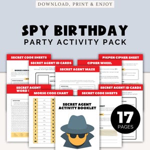Spy Games for Kids, Secret Agent Activities for Kids, Kids Escape Room ...