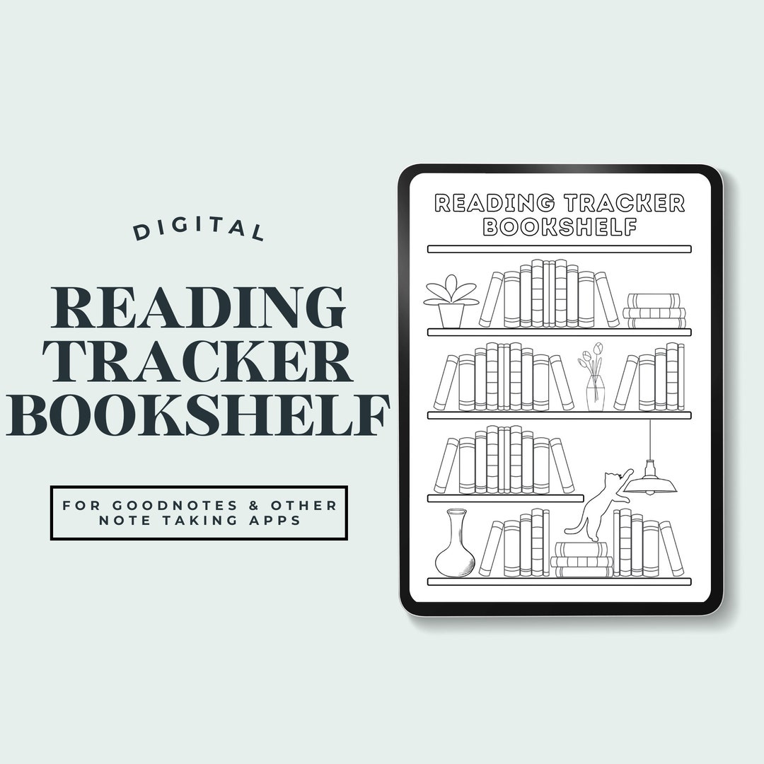 IPad Book Read Tracker, Books to Read, Goodnotes Reading Log, Book ...