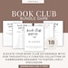 Book Club Party Games, Book Club Game Bundle, Icebreakers for Reading ...