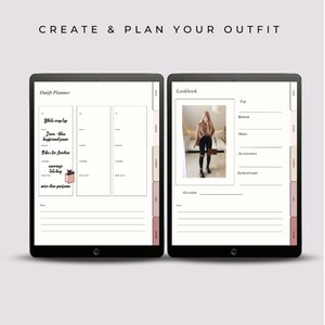 Capsule Wardrobe Planner for Ipad, Work Outfit Planner for Goodnotes ...