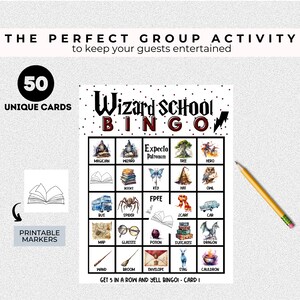 Wizard School Birthday, Shool of Magic Party Games, Bookish Party Games ...