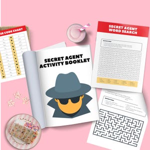 Spy Games for Kids, Secret Agent Activities for Kids, Kids Escape Room ...
