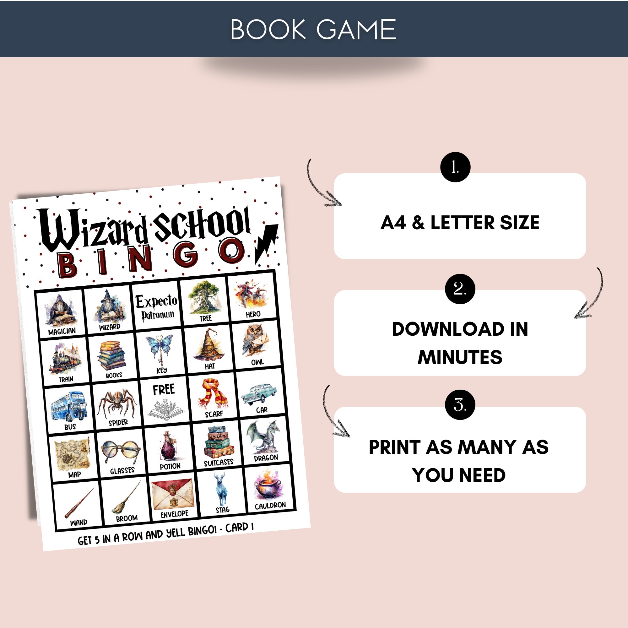 Wizard School Birthday, Shool of Magic Party Games, Bookish Party Games ...